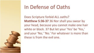 Taking oaths | PPT
