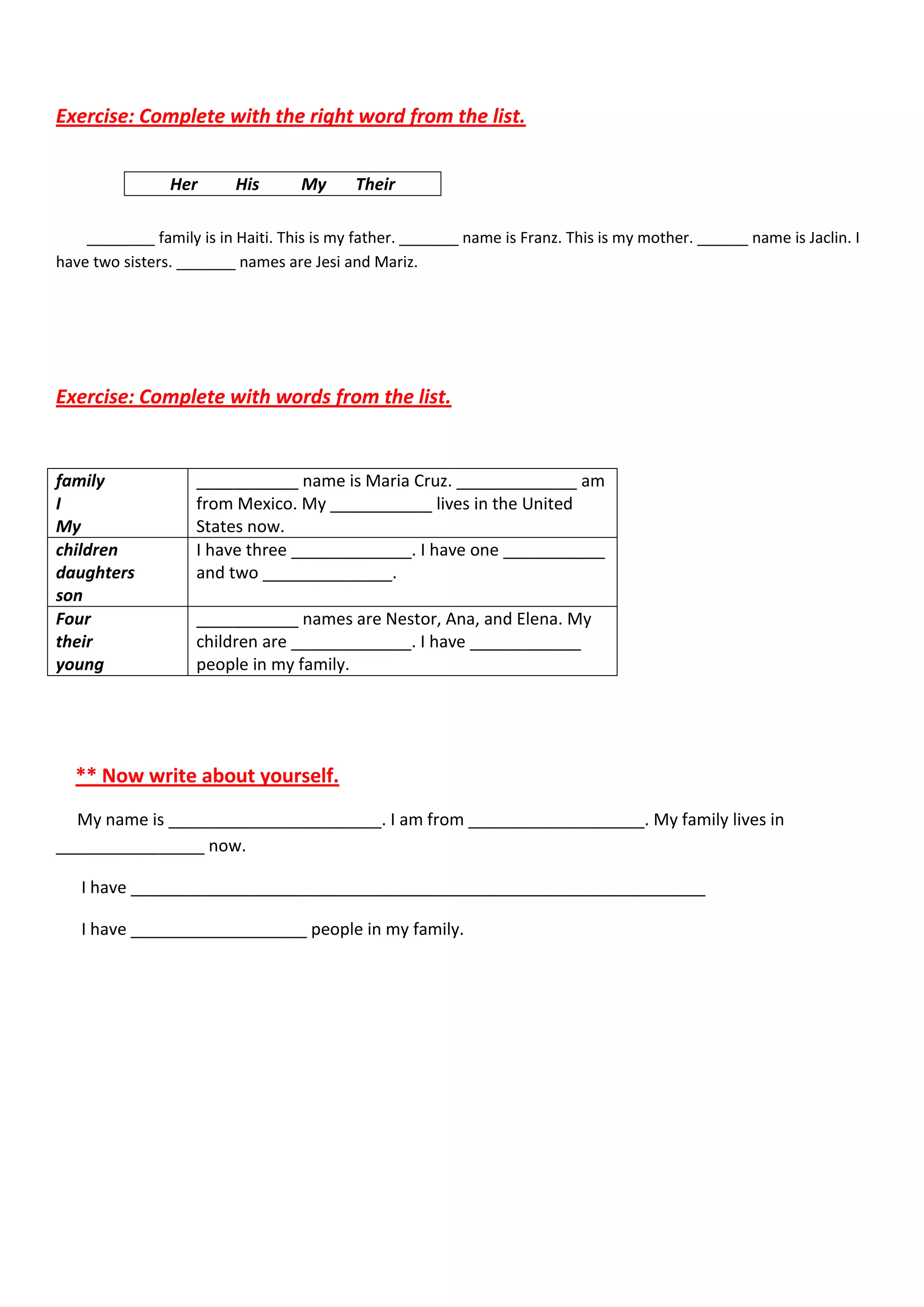 Taking off beginning english | DOCX