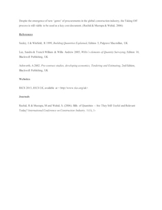 Taking off qs | DOCX