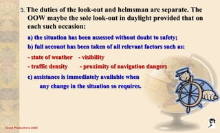 Taking over a navigational watch lrg | PPT | Cruises | Travel Type