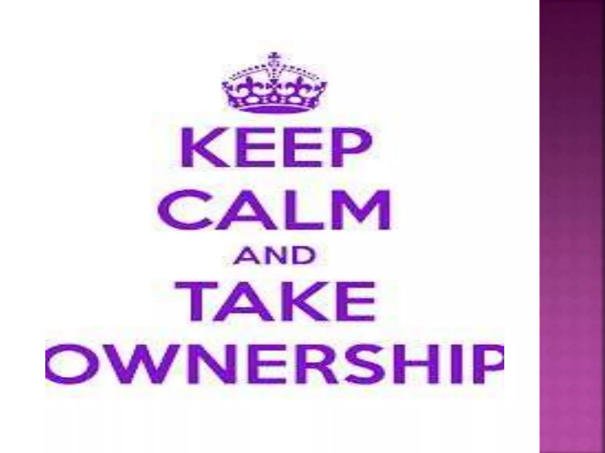 Taking ownership 4.7.2014
