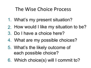 Taking responsibility | PPT