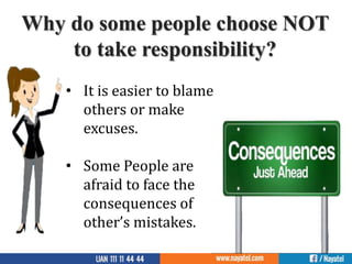 Taking responsibility | PPTX