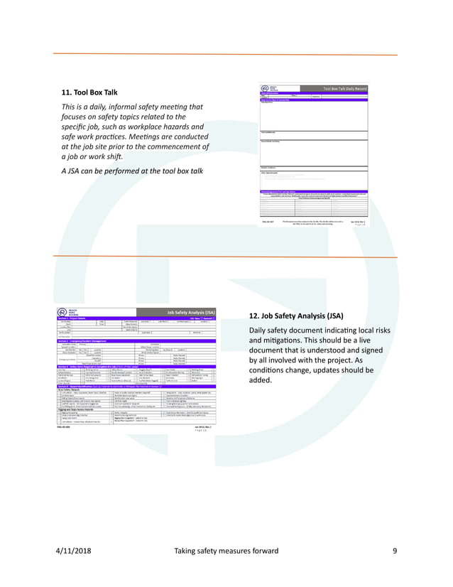 Taking safety measures forward: Zero Incidents | PDF