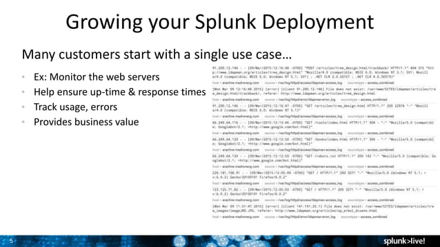Taking Splunk to the Next Level – Architecture | PPT