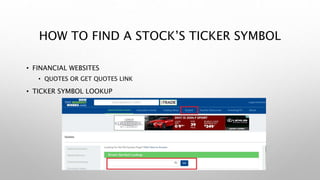 Taking stock | PPT