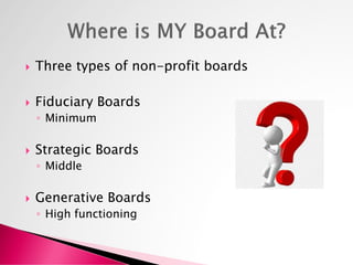 Taking your board of directors to the next level | PPT