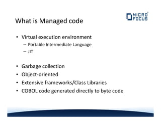 NA Developer Day - Taking your COBOL apps to Net & JVM | PDF