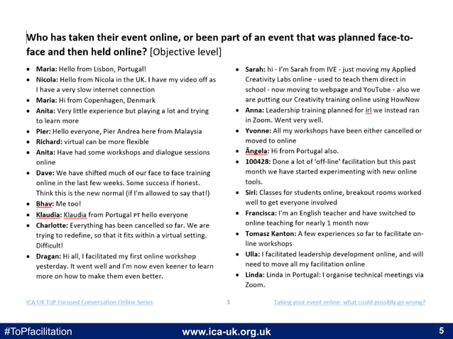 Free facilitation webinar: Taking your event online - what could ...