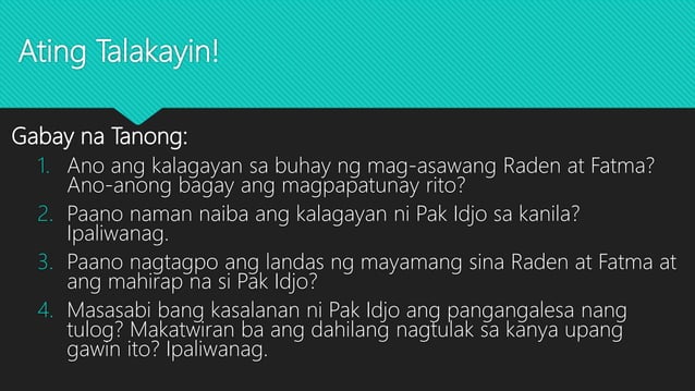 Takipsilim sa Dyakarta | PPTX