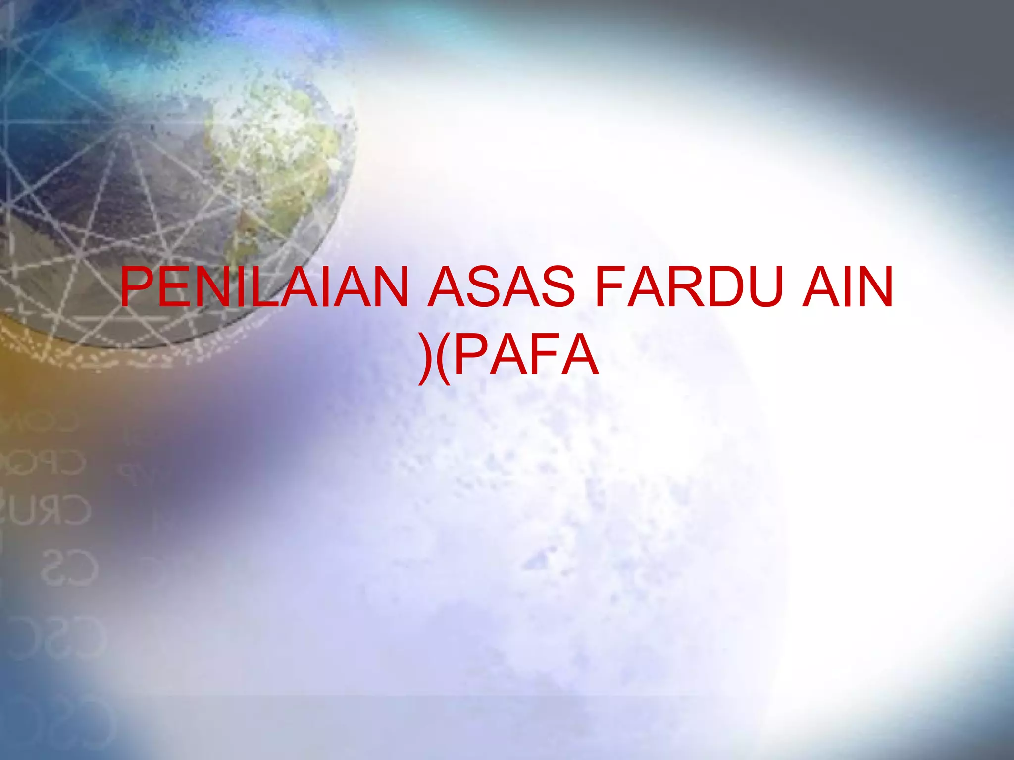 Taklimat pafa | PPT