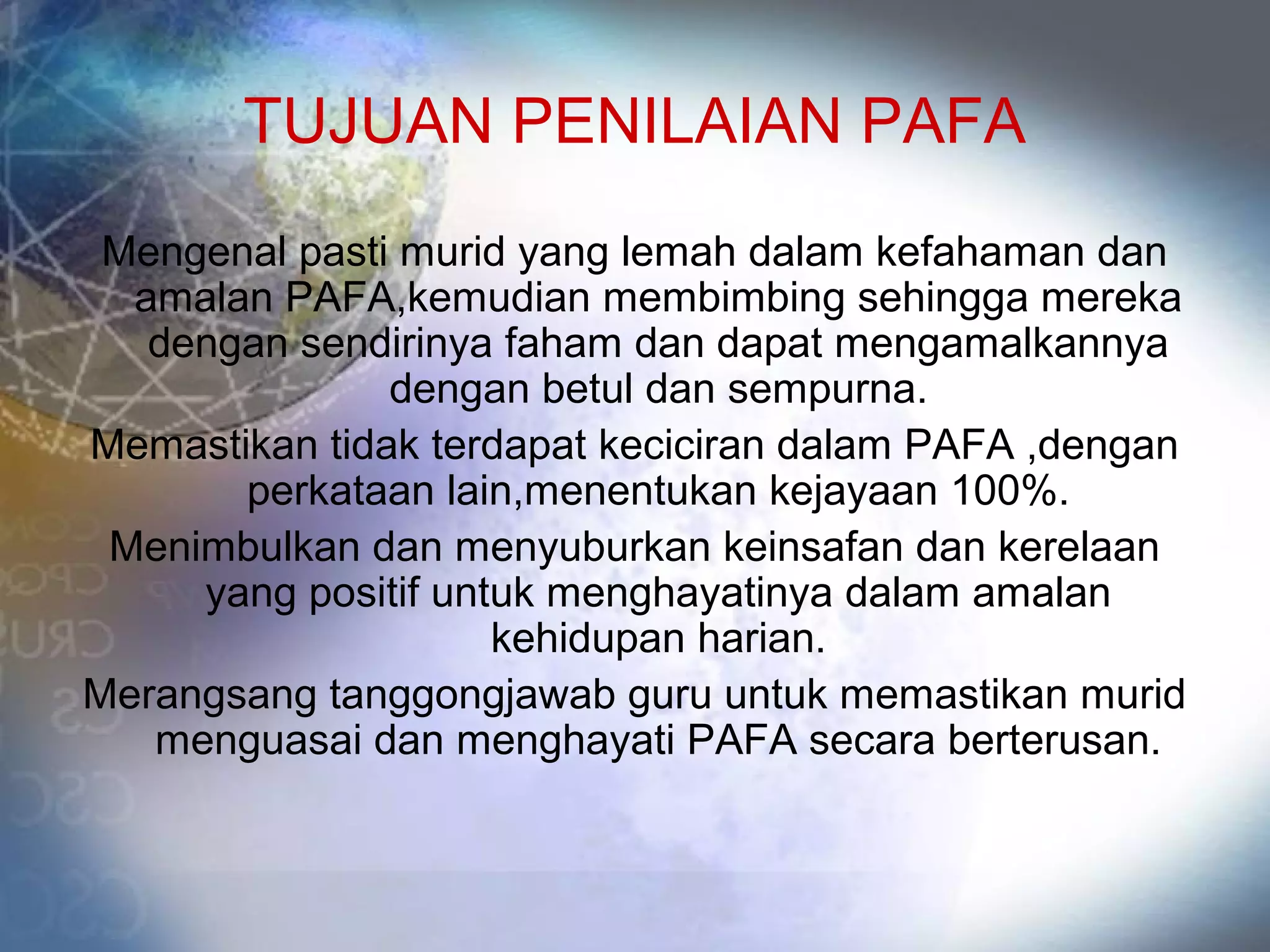 Taklimat pafa | PPT