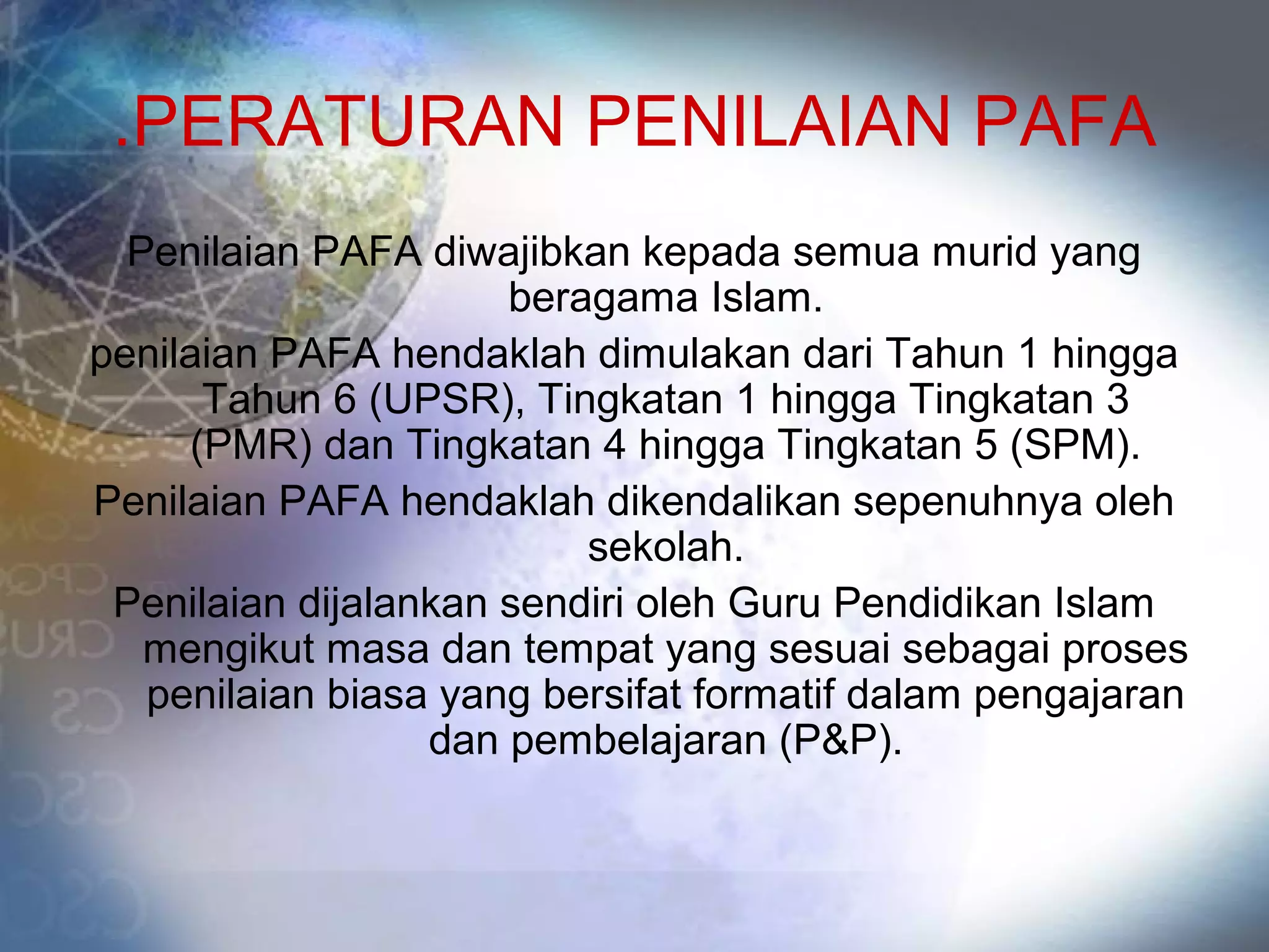 Taklimat pafa | PPT