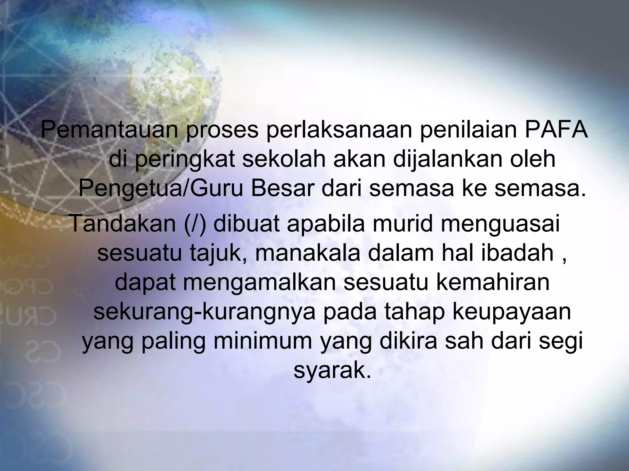 Taklimat pafa | PPT