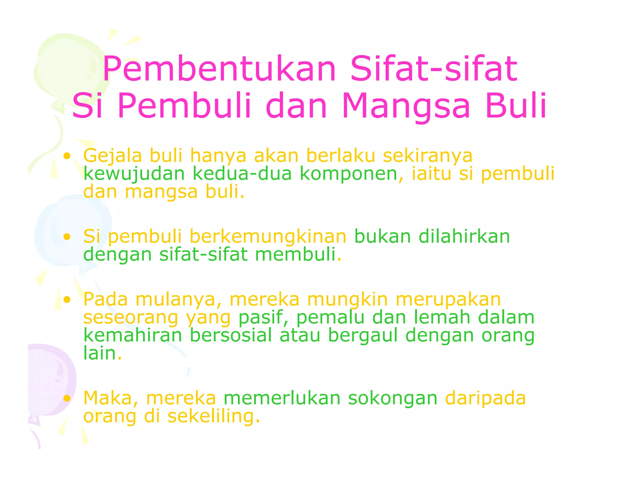 Gejala Buli Dalam Kalangan Pelajar Sekolah | PDF