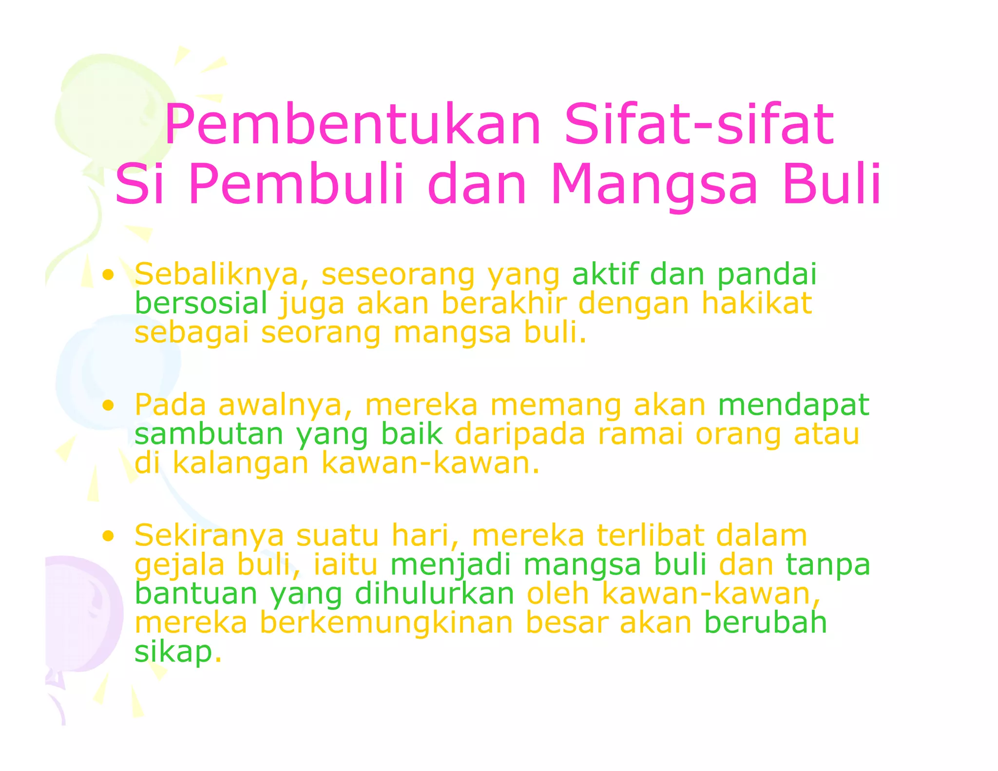 Gejala Buli Dalam Kalangan Pelajar Sekolah | PDF