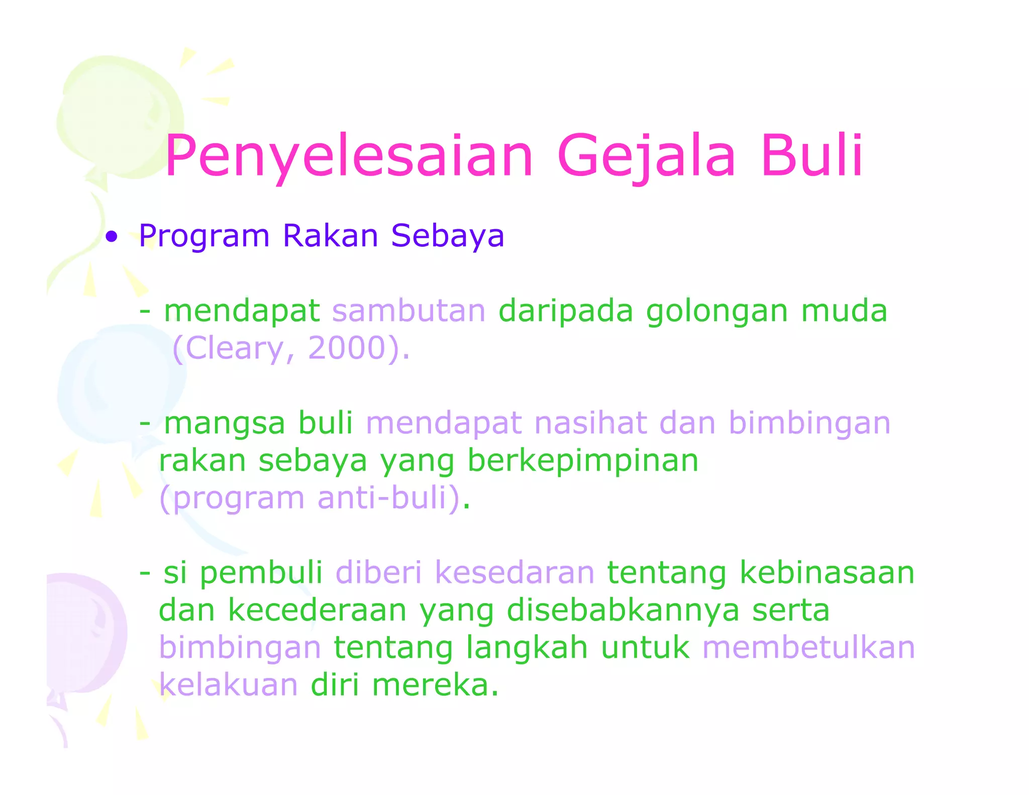 Gejala Buli Dalam Kalangan Pelajar Sekolah | PDF
