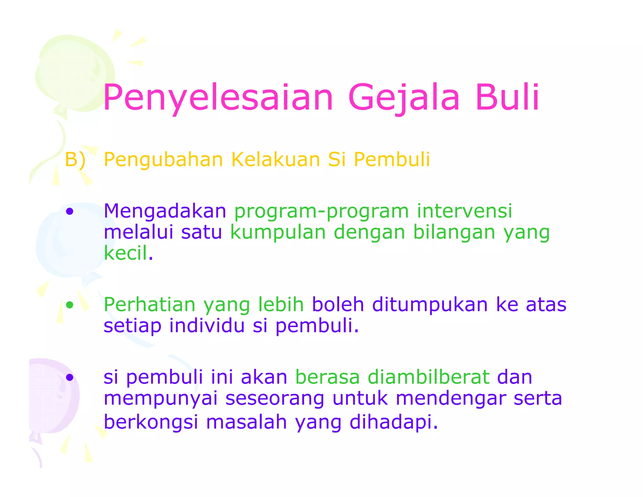 Gejala Buli Dalam Kalangan Pelajar Sekolah | PDF