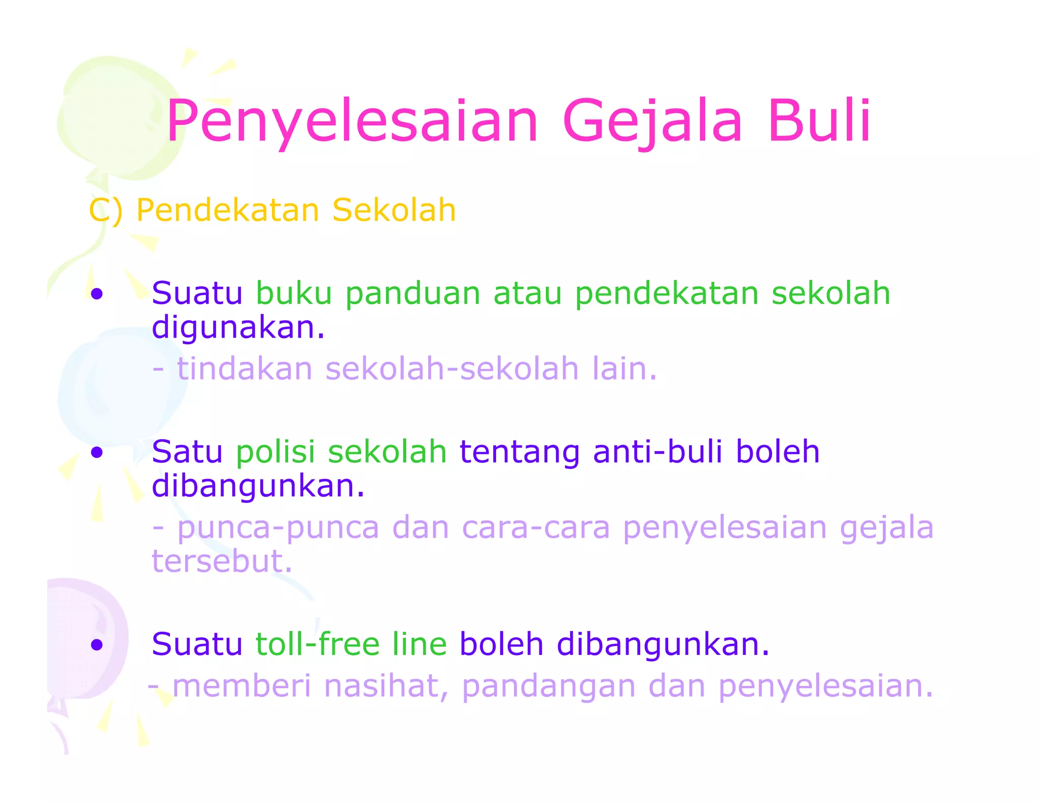 Gejala Buli Dalam Kalangan Pelajar Sekolah | PDF