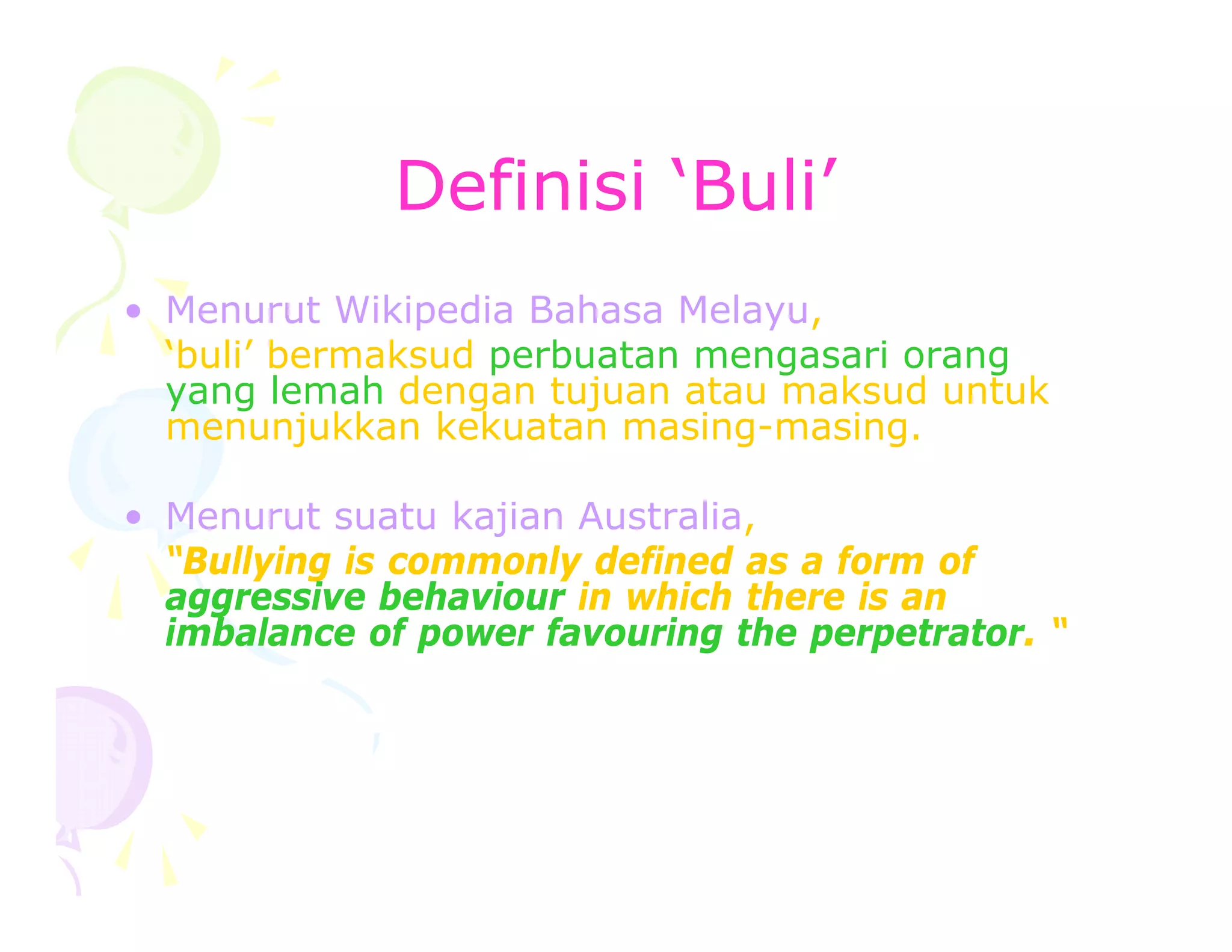 Gejala Buli Dalam Kalangan Pelajar Sekolah | PDF