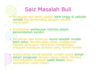 Gejala Buli Dalam Kalangan Pelajar Sekolah | PDF