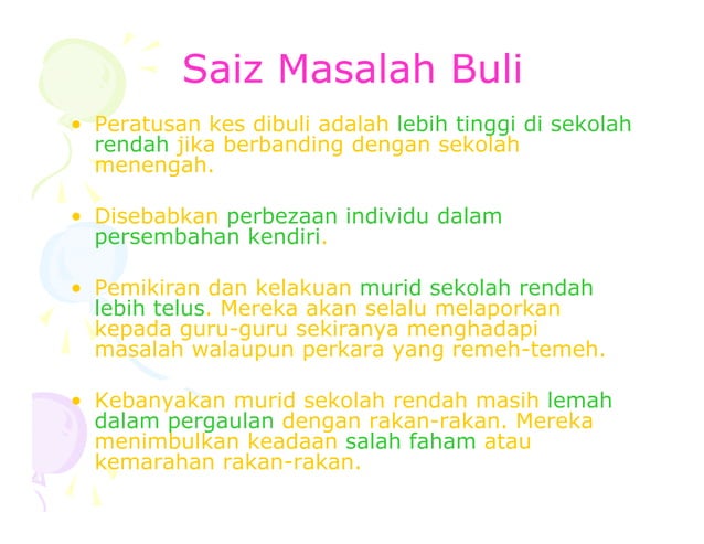 Gejala Buli Dalam Kalangan Pelajar Sekolah | PDF