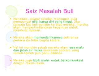 Gejala Buli Dalam Kalangan Pelajar Sekolah | PDF