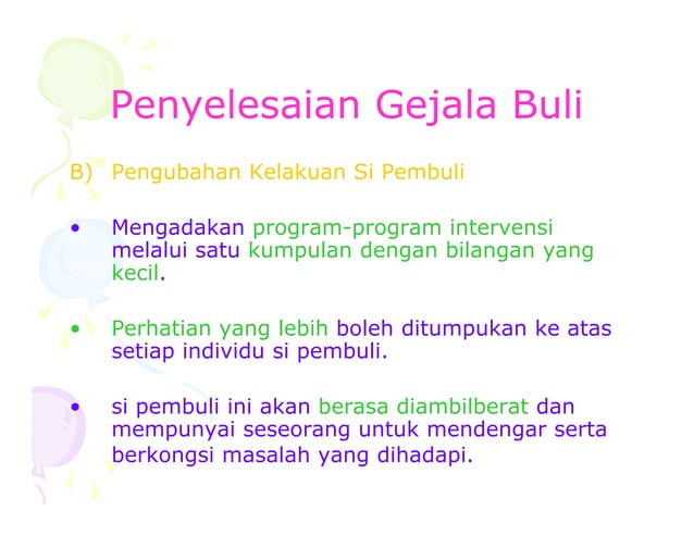 Gejala Buli Dalam Kalangan Pelajar Sekolah | PDF