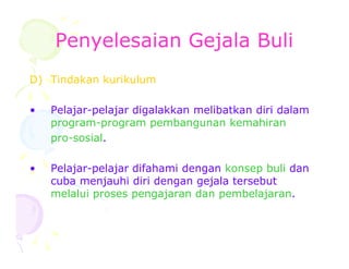 Gejala Buli Dalam Kalangan Pelajar Sekolah | PDF