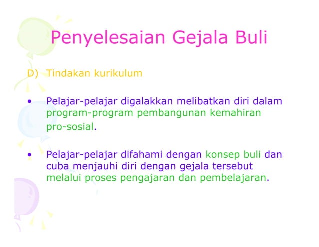 Gejala Buli Dalam Kalangan Pelajar Sekolah | PDF