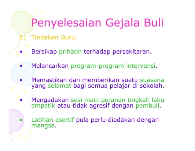 Gejala Buli Dalam Kalangan Pelajar Sekolah | PDF