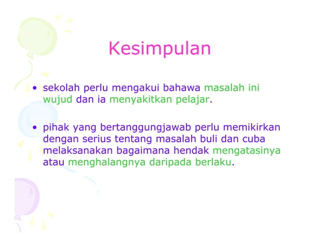 Gejala Buli Dalam Kalangan Pelajar Sekolah | PDF