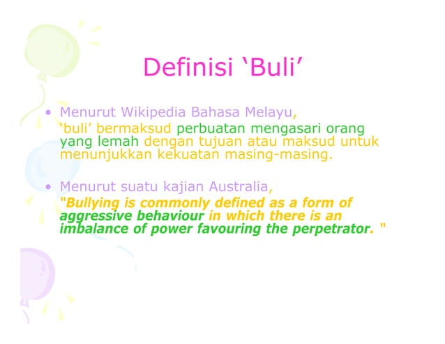 Gejala Buli Dalam Kalangan Pelajar Sekolah | PDF