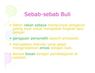 Gejala Buli Dalam Kalangan Pelajar Sekolah | PDF