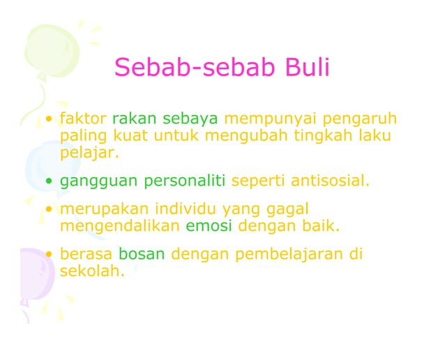 Gejala Buli Dalam Kalangan Pelajar Sekolah | PDF