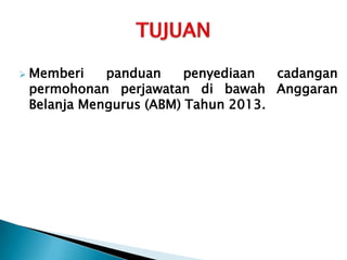 Taklimat format ABM tahun 2013 | PPTX