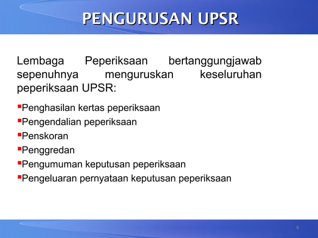 Taklimat format UPSR 2016 Lembaga Peperiksaan | PPT