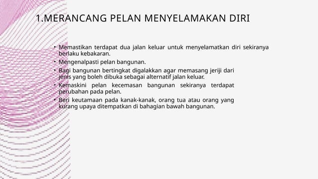 Taklimat Keselamatan Kebakaran by BOMBA | PPTX