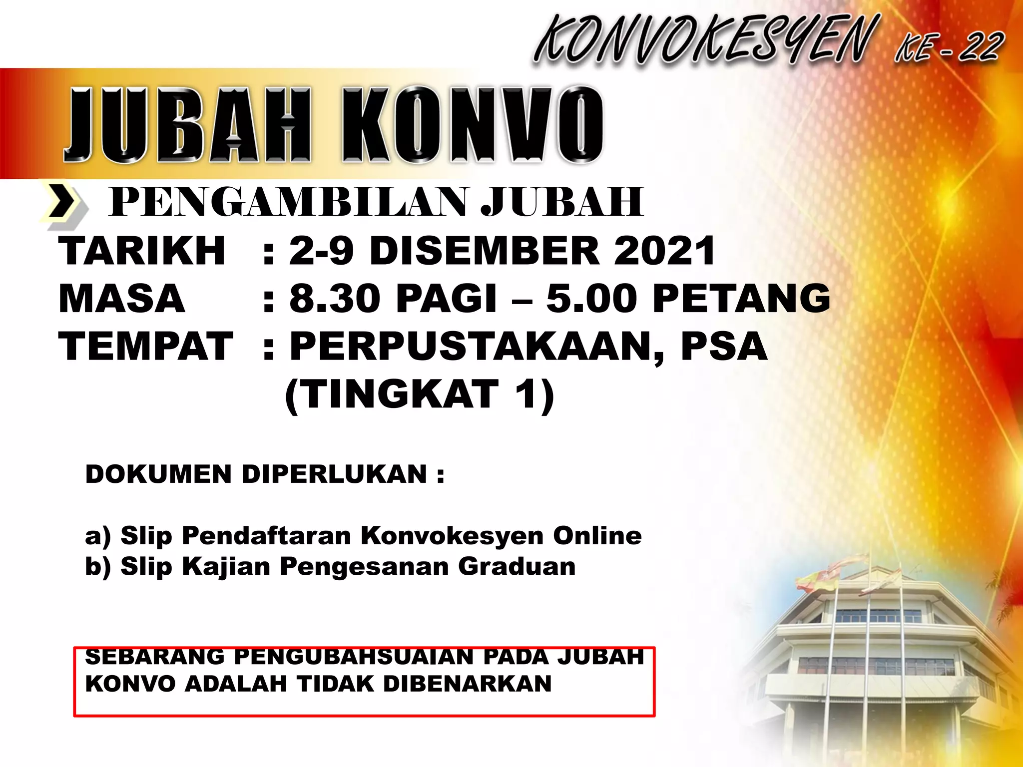 Taklimat Konvo PSA ke 22 | PDF