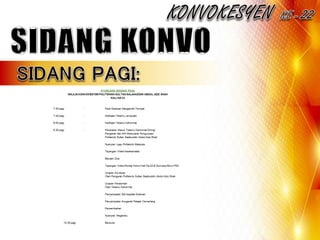 Taklimat Konvo PSA ke 22 | PDF