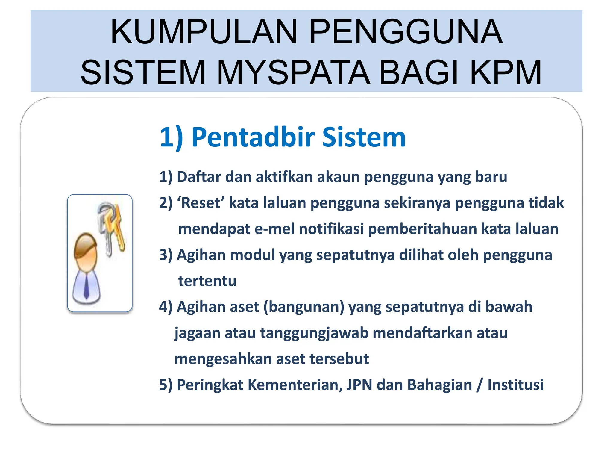 TAKLIMAT pengurusan aset tak alih MYSPATA KPM | PPTX