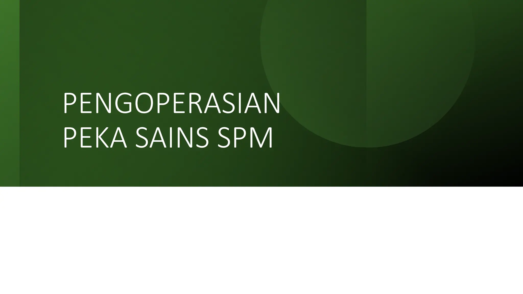Taklimat Penataran Pelaksanaan PEKA SAINS SPM.ppsx