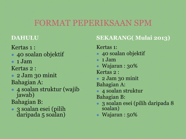 Taklimat subjek sj form 4 | PPT