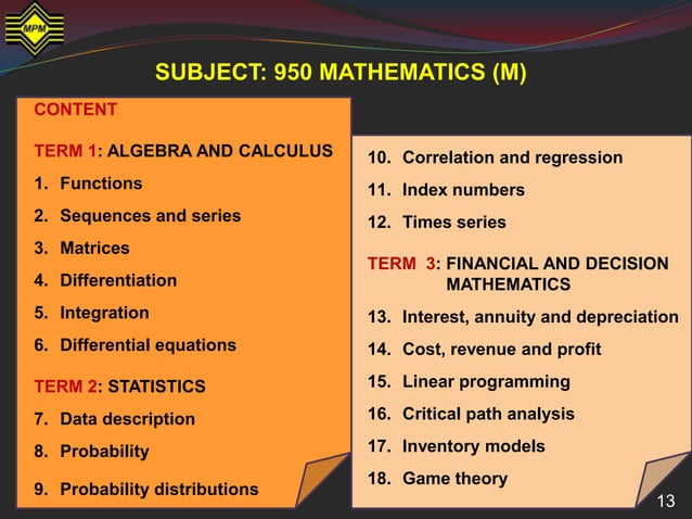 STPM BAHARU : MP SAINS MATH | PPTX | Hinduism | Religion & Spirituality