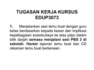 Taklimat TUGASAN KERJA KURSUS EDUP3073.pptx