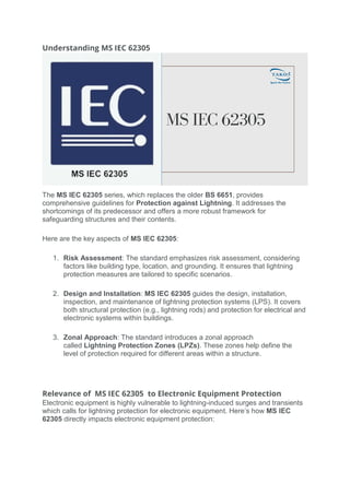 TAKO SINCE 1979 STOP RM250 MILLION LOSSES WITH MS IEC 62305 LIGHTNING ...