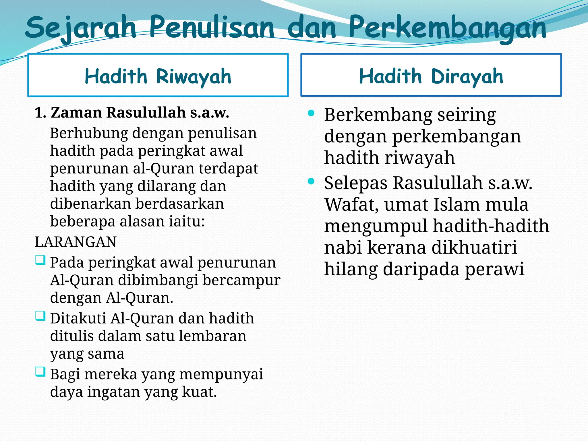 Takrif dan Istilah ulum hadis. maksud dan pengertian | PPTX