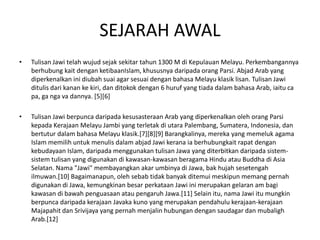 Takrif jawi | PPTX