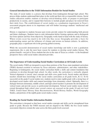 TAKs Booklet | PDF | Standardized Testing | Educational Assessment