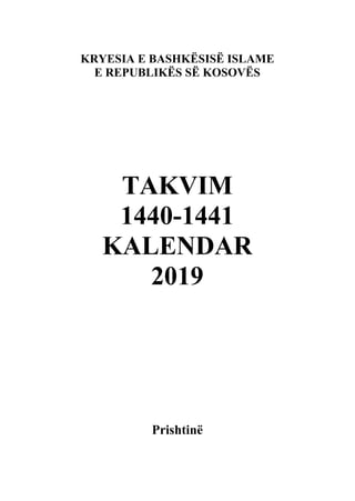 Takvimi2019 | PDF
